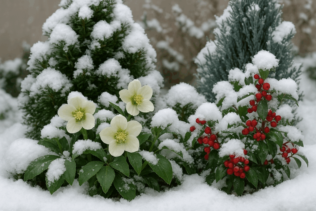 Piante da esterno resistenti alla neve: elenco, cure e varietà invernali